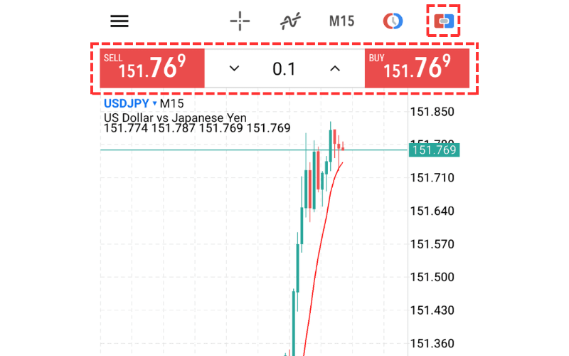 How to Place Orders from the MT5 (Android) Order Screen | Titan FX ...