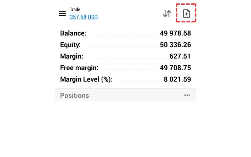 How to Place Orders from the MT5 (Android) Order Screen | Titan FX ...
