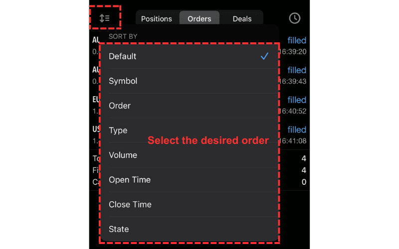 MT5 (iOS) Trade History | Titan FX Research Hub