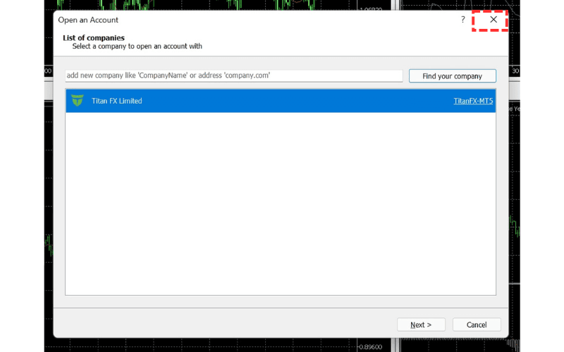 Installation and login method for MT5 (Windows version) | Titan FX ...