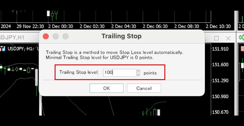 How to Set a Trailing Stop in MT5 (Mac) | Titan FX Research Hub