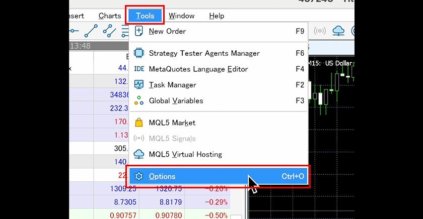 One-Click Ordering in MT5 (Mac) | Titan FX Research Hub