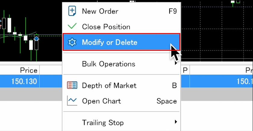 How to Modify Existing Positions in MT5 (Mac) | Titan FX Research Hub