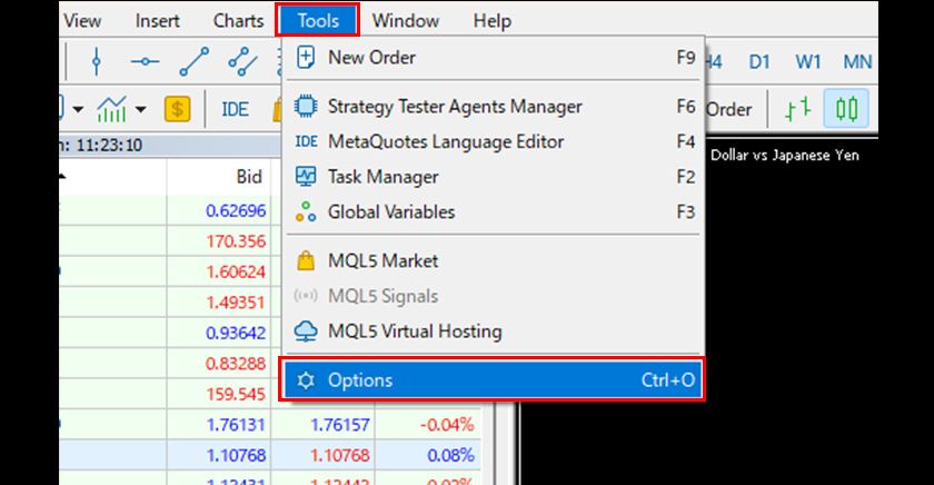 Displaying the Order Window and Placing Orders in MT5 (Win) | Titan FX ...